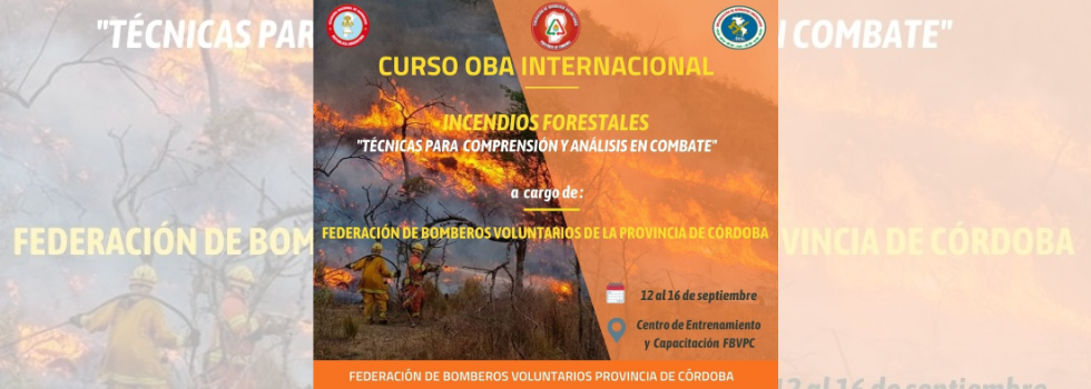 Curso “incendios Forestales Técnicas Para La Comprensión Y Análisis En